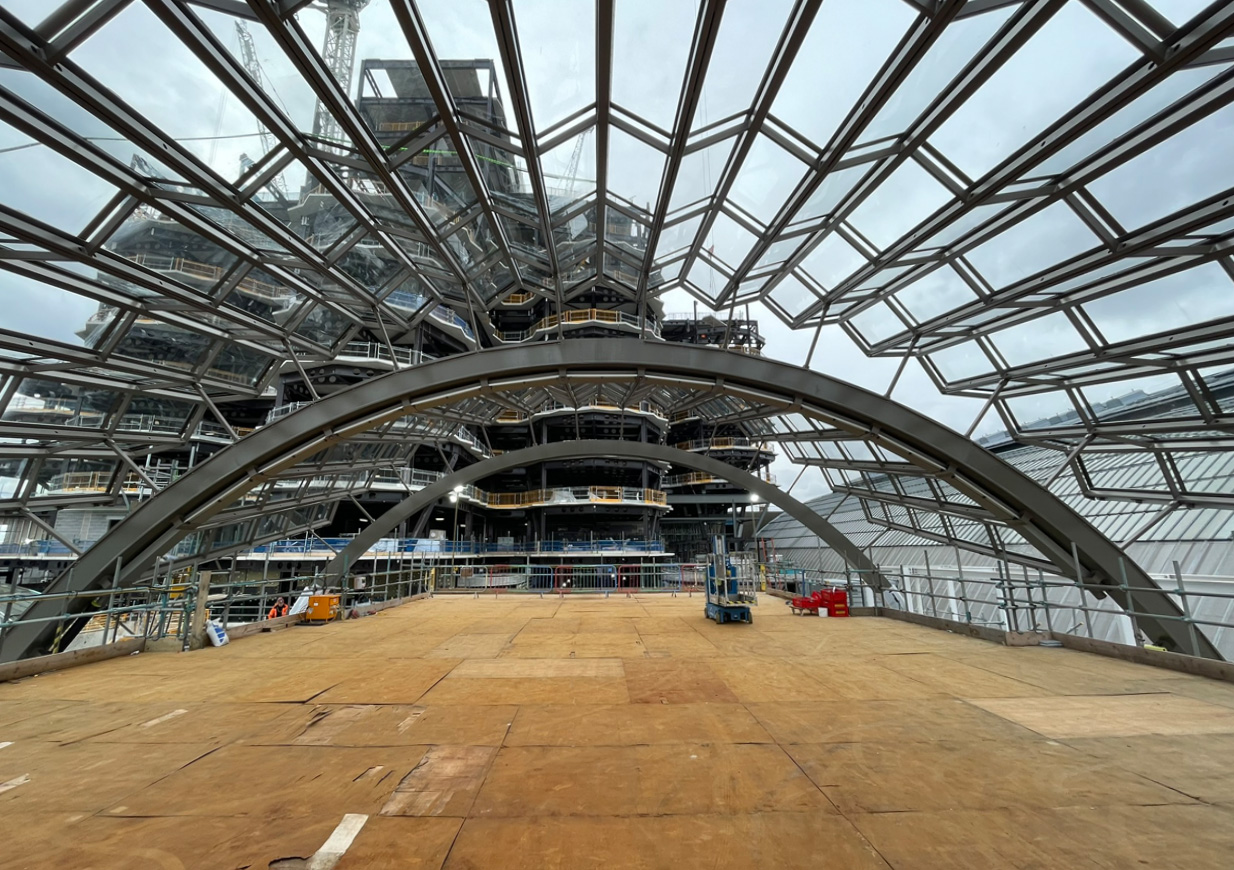 Kensington Olympia Canopy is Now Complete - Eckersley O'Callaghan