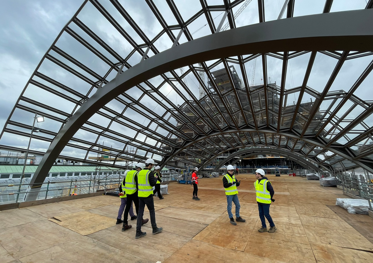 Kensington Olympia Canopy is Now Complete - Eckersley O'Callaghan